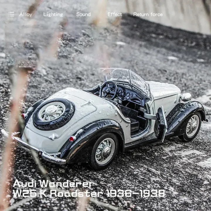 【RUM】1:32 Scale Audi Wanderer Alloy Car Model Light & Sound Effect ...