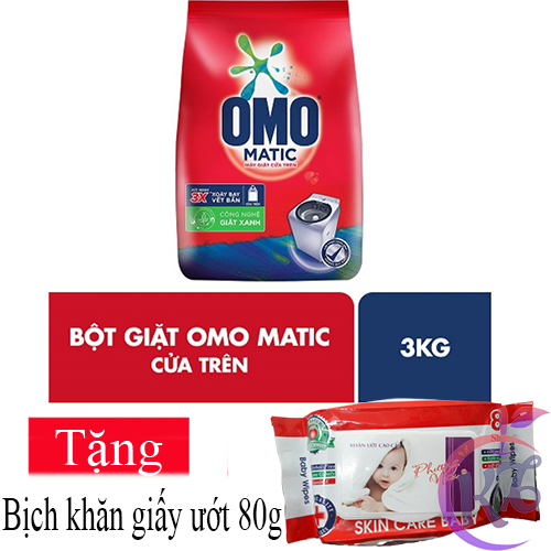 Bột giặt Omo Matic Cửa Trên 2.9kg dành cho MÁY GIẶT CỬA TRÊN, công nghệ ...