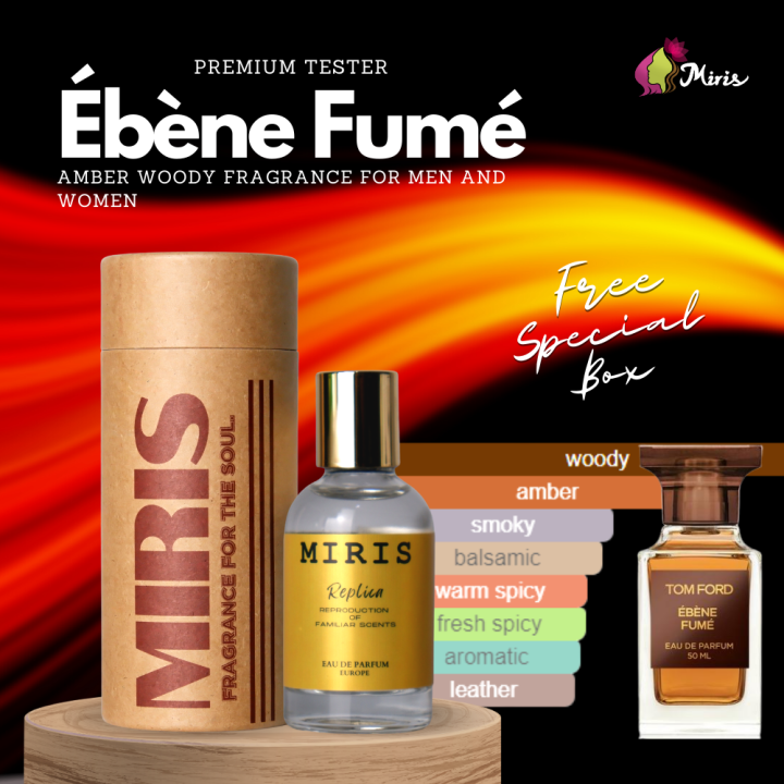 Ebene Fume Premium Tester Perfume by Miris EDP 50ml Fragrance for Men ...