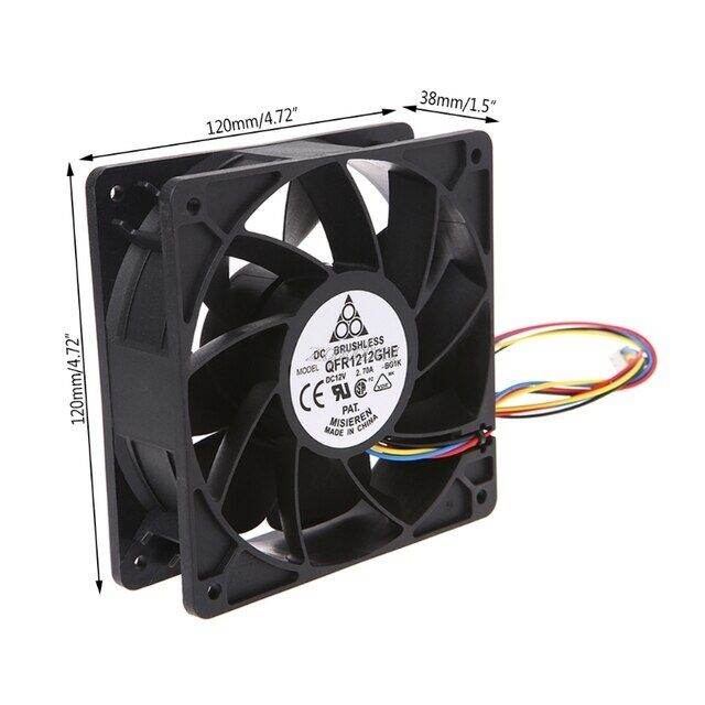 120x120x38mm Brushless Dc 12v 1.6a Pwm Server Cooling Fan For Delta Afc1212de | Lazada PH