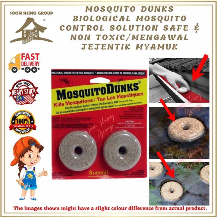 MOSQUITO DUNKS Biological Mosquito Control Solution Safe & Non toxic ...