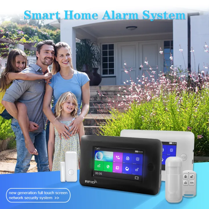 DAYTECH Wireless Home Security Alarm System Set Tuya APP Remotely ...