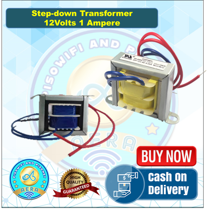 220 V to 12 V 1A Step down Transformer 12v Adapter 220v to 12v transformer for pisonet | Lazada PH