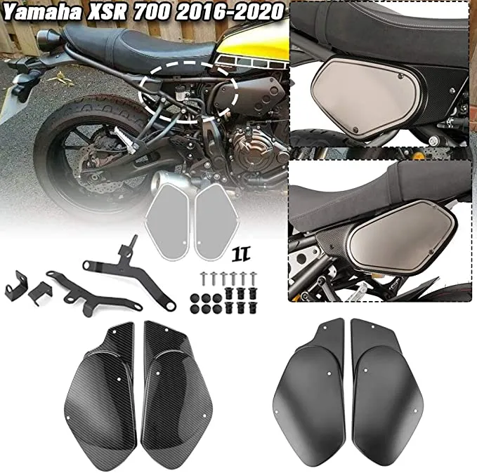 Allotamrk สำหรับ Yamaha XSR700ด้านข้างกรอบแผงที่นั่งขอบยาง Fairing ...