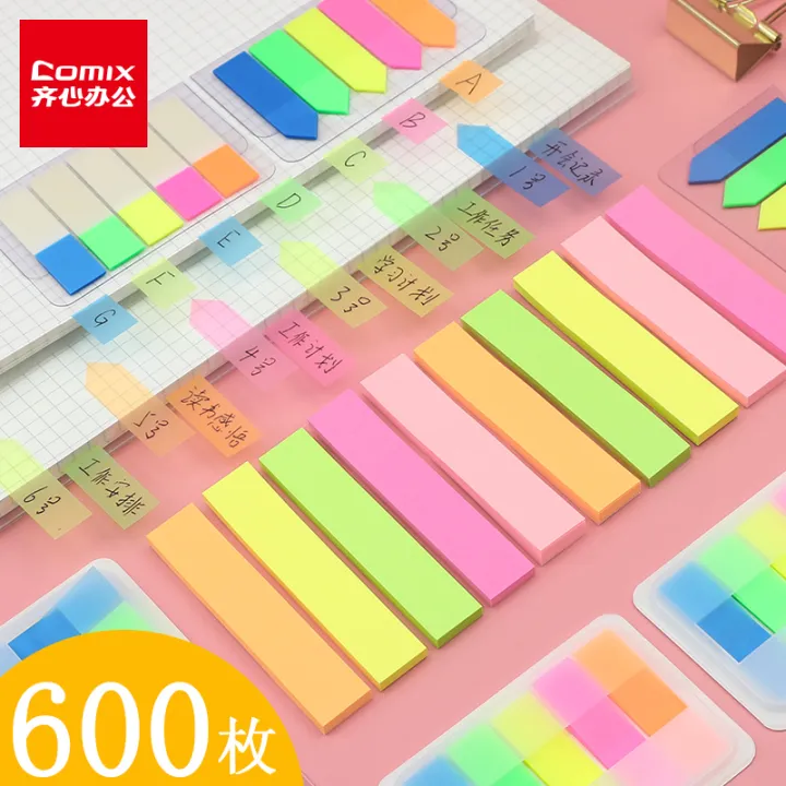 Color bookmark extraction fluorescent sticky note small instruction ...