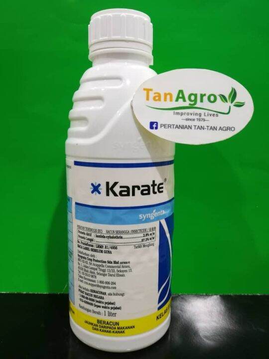 Insecticide Syngenta Karate (A.i lambda-cyhalothrin 2.8%) 1L | Lazada