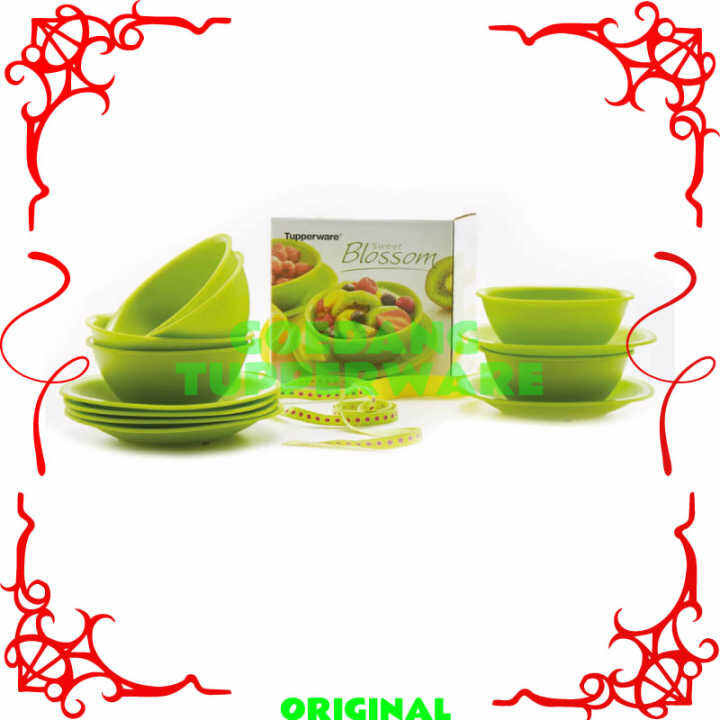 Mangkok Set Tupperware-Wadah Saji Makanan-Set Piring Mangkuk | Lazada ...