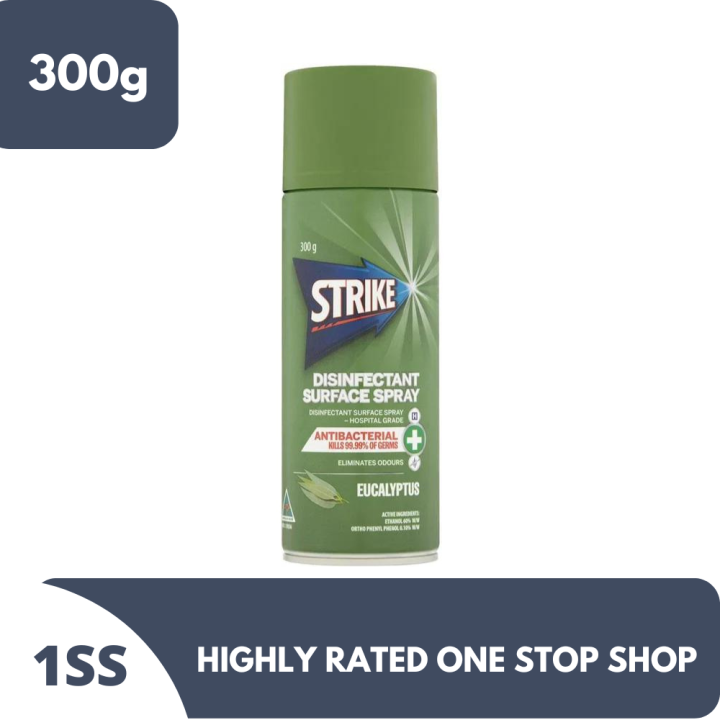 Strike Disinfectant Surface Spray Eucalyptus 300g | Lazada PH