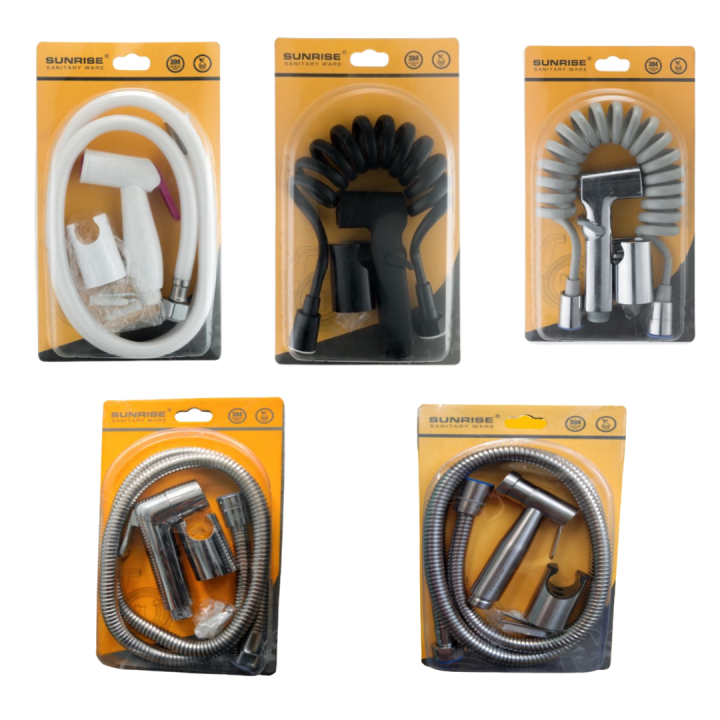 Pvc Bidet Spray Set Heavy Duty Sunrise Stainless Chrome | Lazada PH