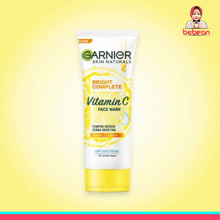 Garnier Facial Foam Bright Complete 100ml | Lazada Indonesia