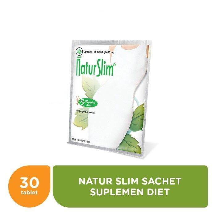 Natur Slim 1 Sachet 30 Pil - Pil Pelangsing Alami | Lazada Indonesia