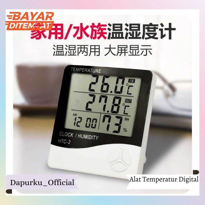 [COD]Alat Pengukur Digital Temperatur Tingkat Kelembapan Suhu Udara ...