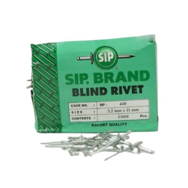 Paku Rivet SIP 440 ukuran 3,2x11mm / Blind Rivet Aluminium / PER 100pcs ...