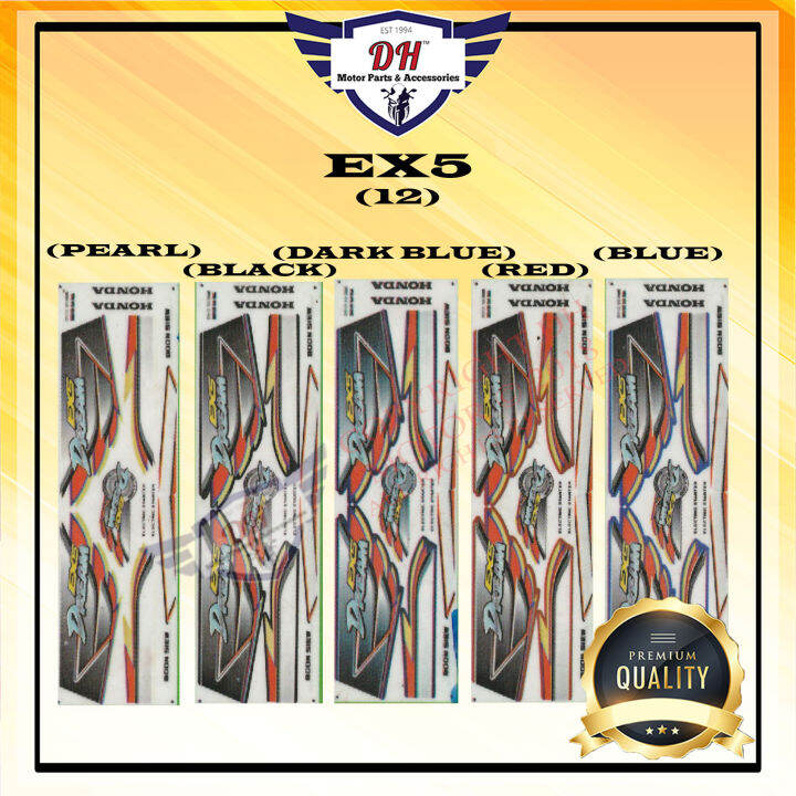 EX5 DREAM (12) STICKER BODY STRIPE HONDA | Lazada