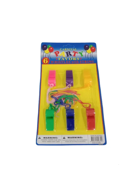 นกหวีด นกหวีดพลาสติก เนื้อดี เสียงดัง คละสี | Lazada.co.th