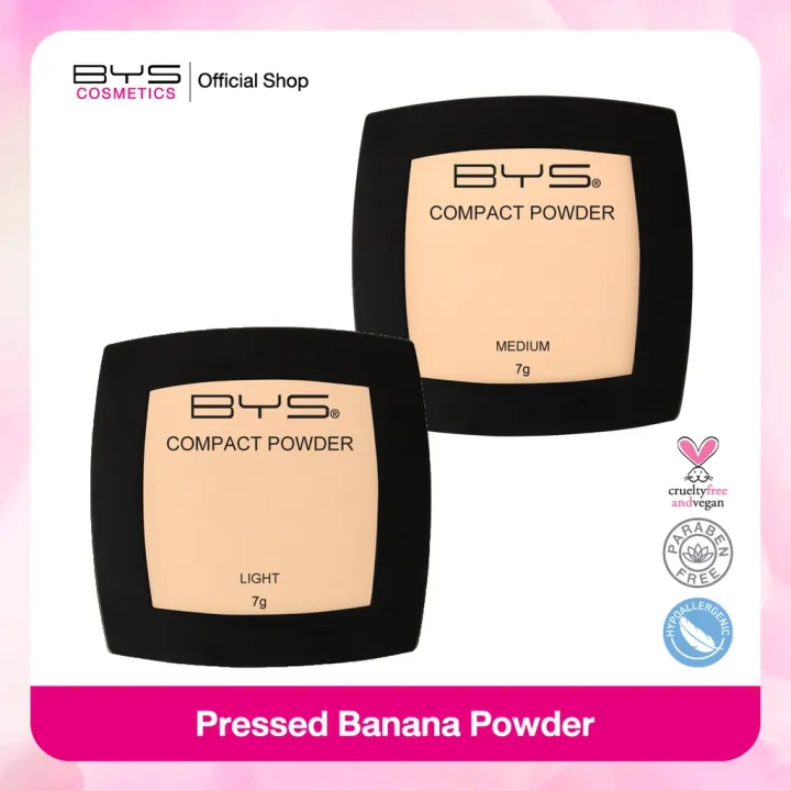 BYS Cosmetics Compact Powder 7 g. (แป้งอัดแข็ง เนื้อเนียนละเอียด บางเบา ...