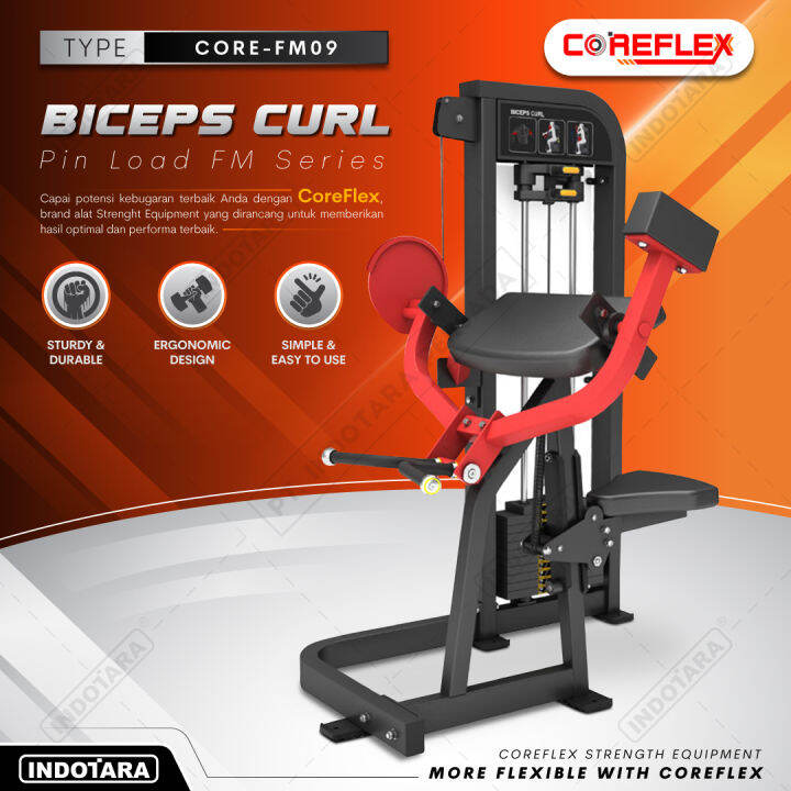 Biceps Curl CORE-FM09 Alat Fitness Coreflex | Lazada Indonesia