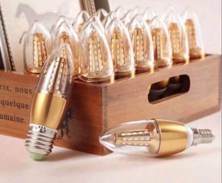 LED CANDLE 5W Fitting E14 E27 PUTIH LAMPU HIAS 5 W Watt E 14 LILIN GANTUNG | Lazada Indonesia