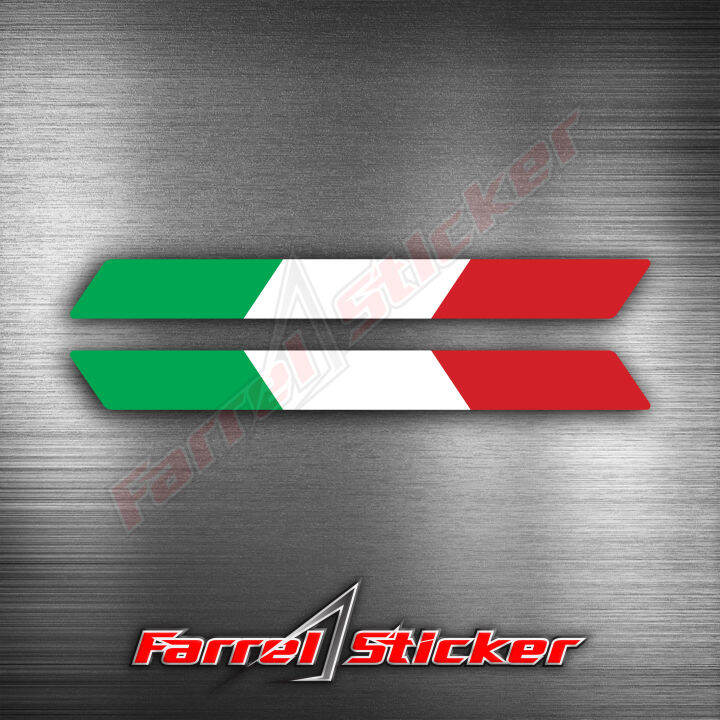 Stiker Bendera Itali sticker Italy Helm kanan kiri | Lazada Indonesia