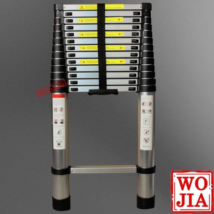 #Tangga Teleskopik 4.4M / Tangga Lipat Aluminium/ Tangga Mini Portable ...