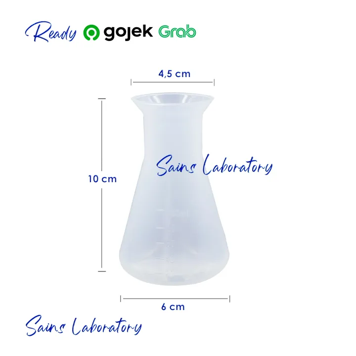 Erlenmeyer Plastik 100 ml Labu Erlenmeyer Flask Plastic 100 ml ... Erlenmeyer Plastik 100 ml Labu Erlenmeyer Flask Plastic 100 ml ...