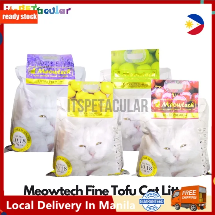 Ready Stock TOFU Meowtech Ultra Premium Fine TOFU Clumping Cat Litter ...