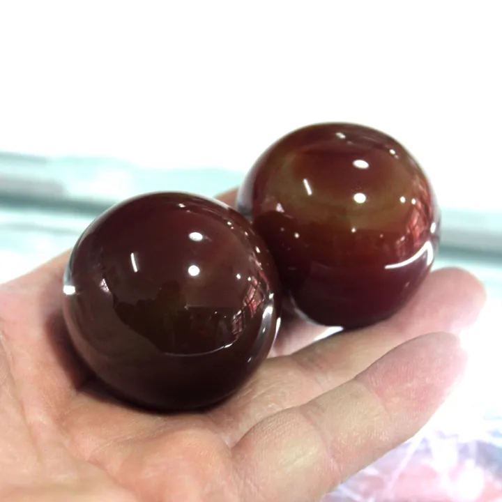 Natural agate health care body ball crystal handball jade gifts for the ...