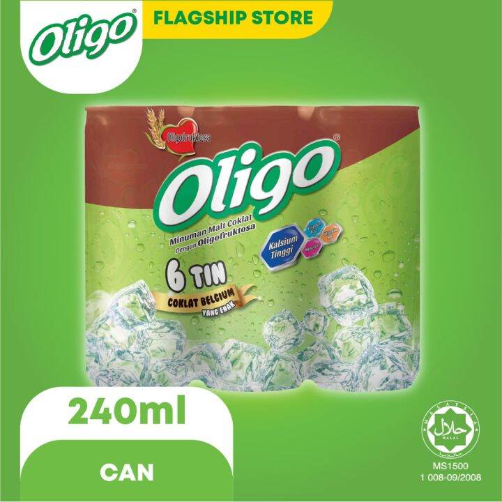 Oligo Chocolate Malt Drink (Hi-Calcium) With Oligofructose Slim Can ...