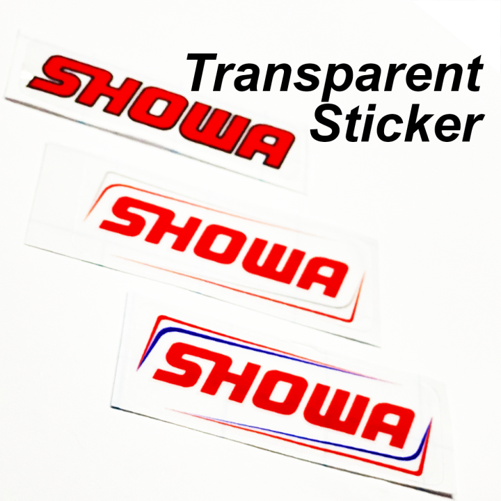 SHOWA suspension transparent sticker premium replacement brand high ...