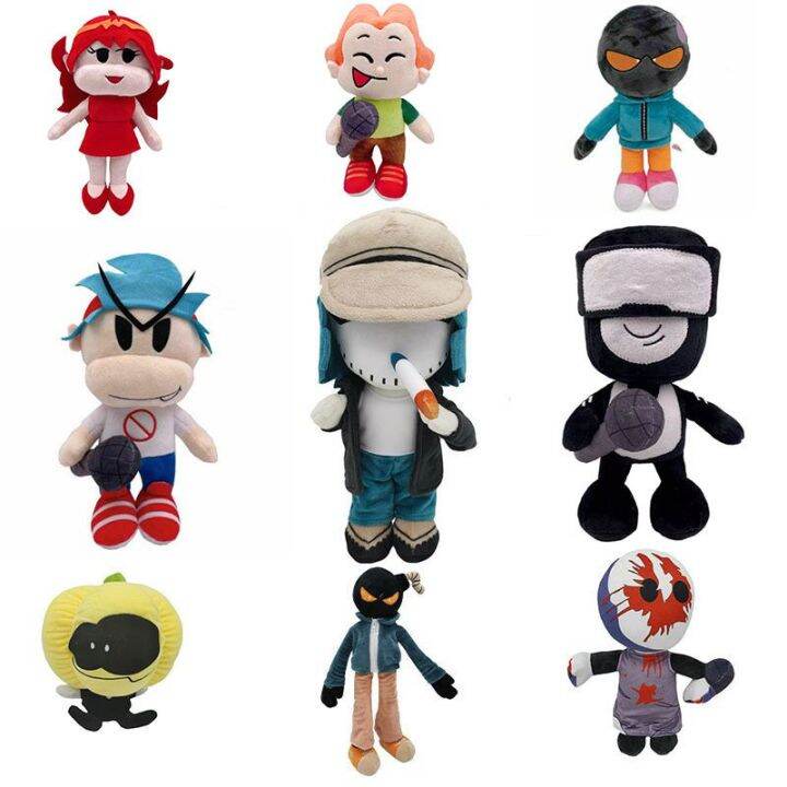 Friday Night Funkin Plush Doll FNF Girlfriend Captain Pico Whitty ...