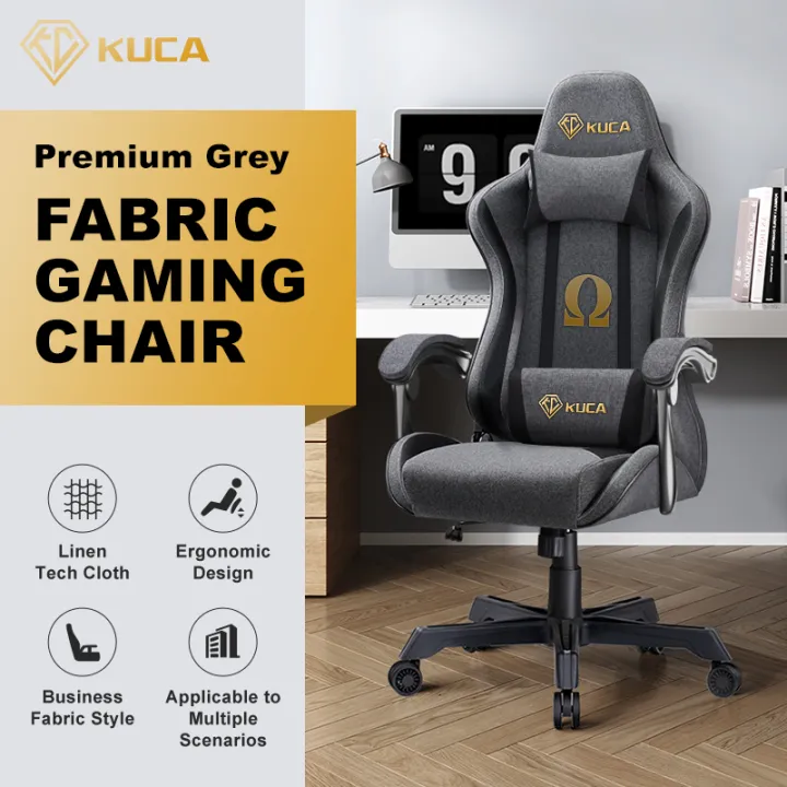 【Hottest sale in 2023!high-tech cloth fabric！】 KUCA Gaming Chair With ...