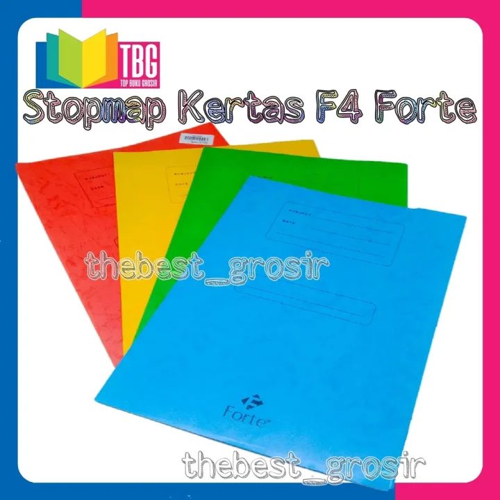 14 PCS STOPMAP KERTAS F4 FORTE / MAP KERTAS / MAP FILE | Lazada Indonesia