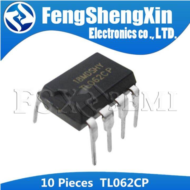 10pcs/lot TL062 TL062CP TL062CN DIP-8 LOW-POWER JFET-INPUT OPERATIONAL ...
