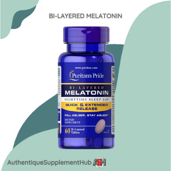 Puritans Pride Bi Layered Melatonin 5 Mg 60 Bi Layered Tablets Lazada Ph
