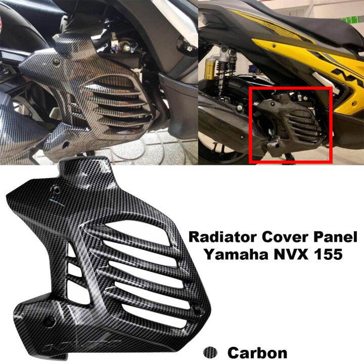 Yamaha NVX 155 Radiator Cover Panel Carbon (R9-03) | Lazada