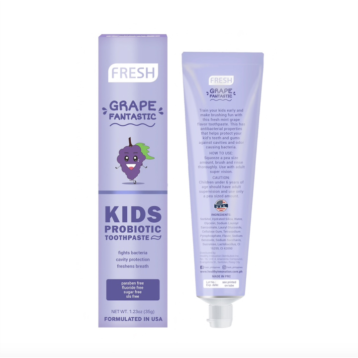 FRESH GRAPE FANTASTIC KIDS PROBIOTIC TOOTHPASTE 35G | Lazada PH