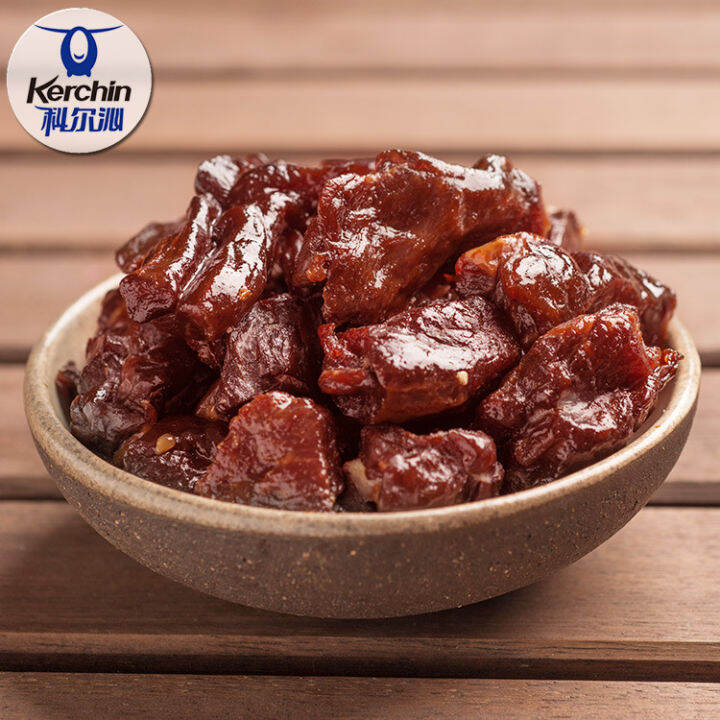Horqin beef jerky hand-torn air-dried beef concave-convex shape 200g ...