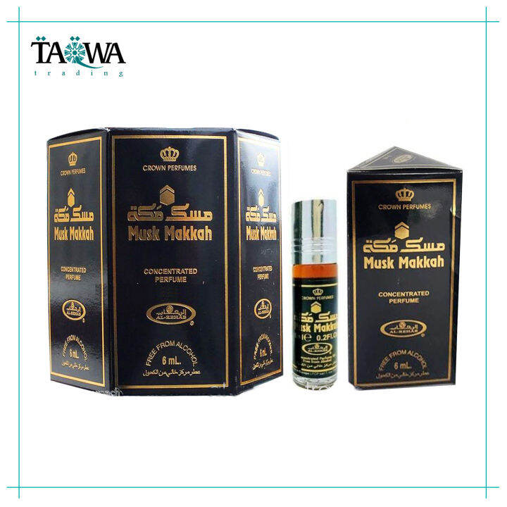 Musk Makkah AL REHAB Perfume (6ml x 6pcs) Box 100% Original Attar Saudi ...