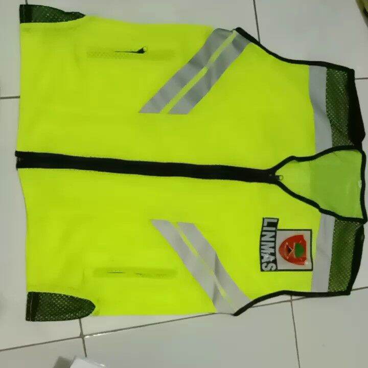 Rompi LINMAS jala hijau stabilo | Lazada Indonesia