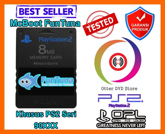 Memory Card MC Boot MCboot FunTuna PS 2 PS2 Seri SCPH 90XXX | Lazada ...