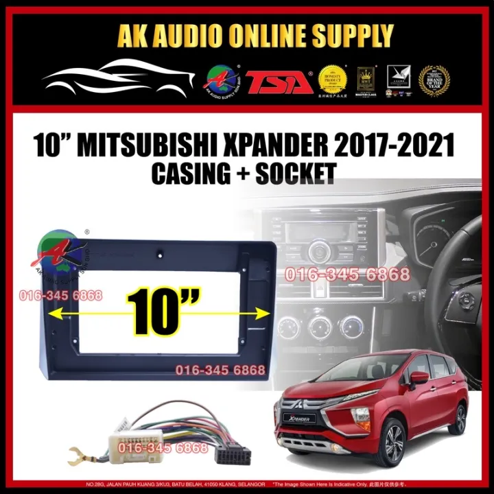 Mitsubishi Xpander 2017 - 2021 Android Player 10'' inch Casing + Socket ...