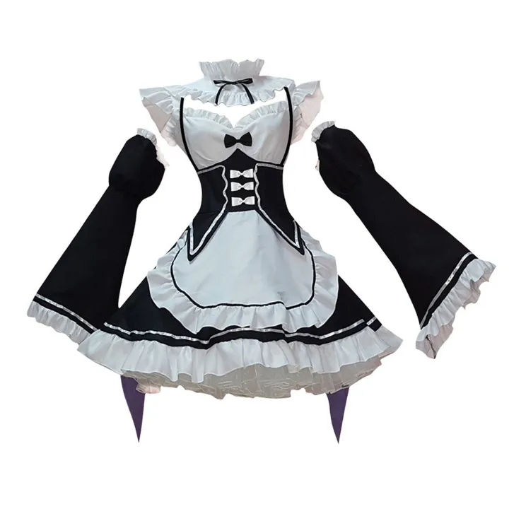 Re Zero Kara Hajimeru Kawaii Isekai Seikatsu Ramu Ram Remu Rem Cosplay ...