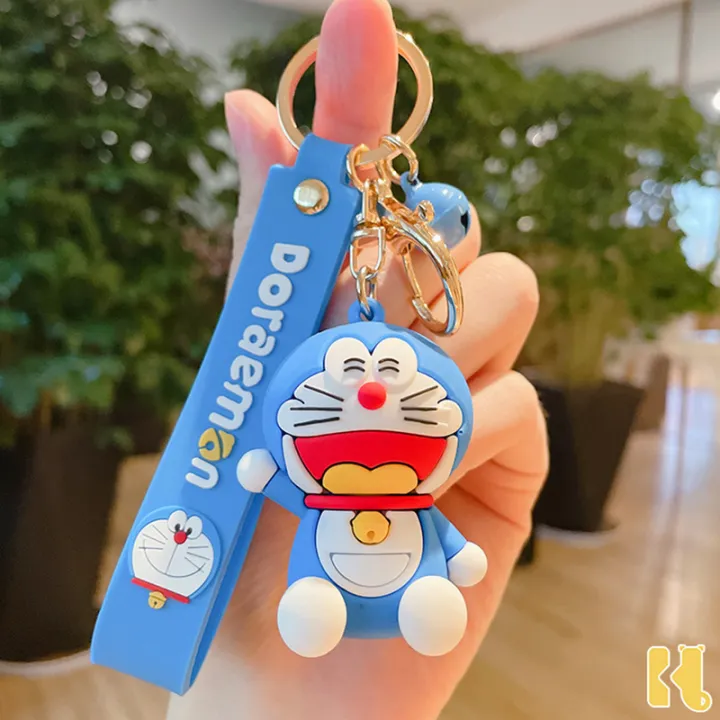 Doraemon พวงกุญแจ Bell สำหรับกระเป๋าสุภาพสตรี Decor จี้ Trinket ...