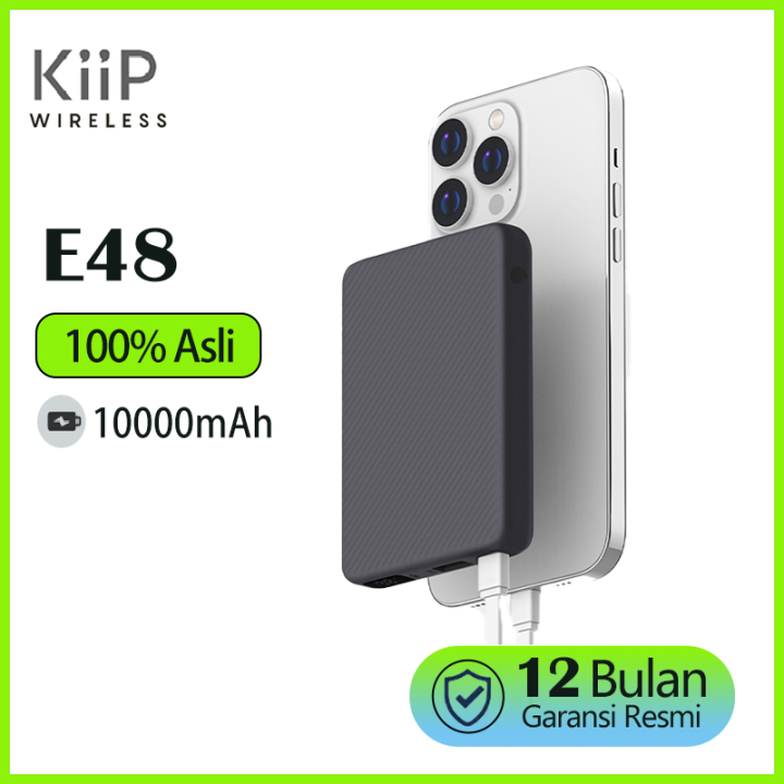 KiiP E48 Power Bank Mini Fast Charging 20W Quick Charge Type C 10000mah | Lazada Indonesia