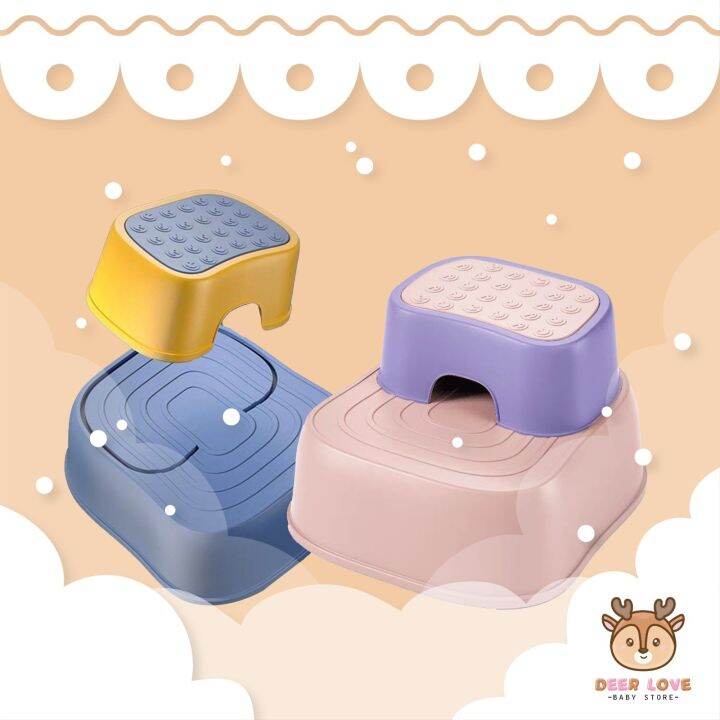 Children Step Thick Plastic 2 Step Stool Kid Toddler Stool Toilet Potty ...