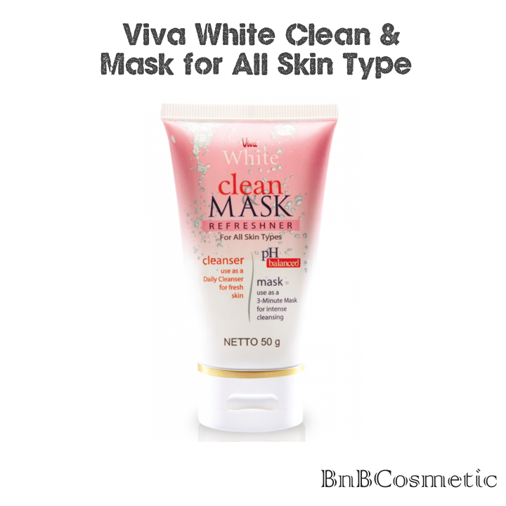Viva White Clean & Mask for All Skin Type | Lazada Indonesia