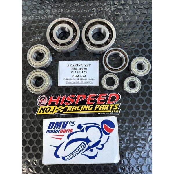 【factory outlet】 Hispeed Racing Engine Bearing Set with Camshaft Bearing for WAVE 125 | XRM 125 ...