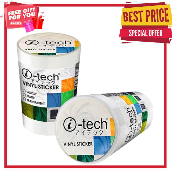 iTech Waterproof Printable Vinyl Sticker Roll High Quality Waterproof ...