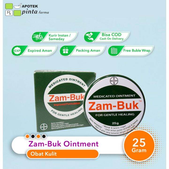 Zam Buk 25 Gram Ointment / Obat Salep | Lazada Indonesia