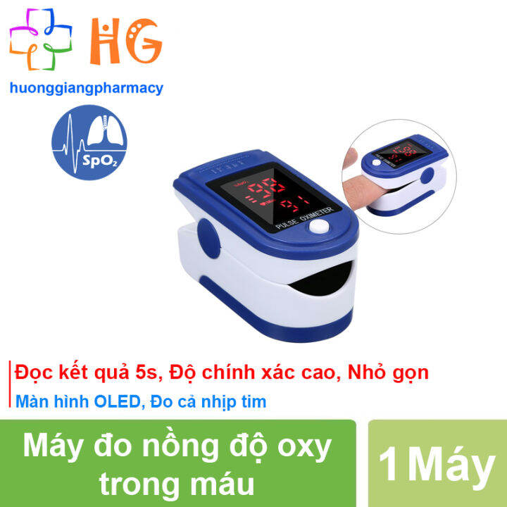 Máy đo Spo2 Máy đo nồng độ oxy trong máu Đo nhịp tim cầm tay | Lazada.vn